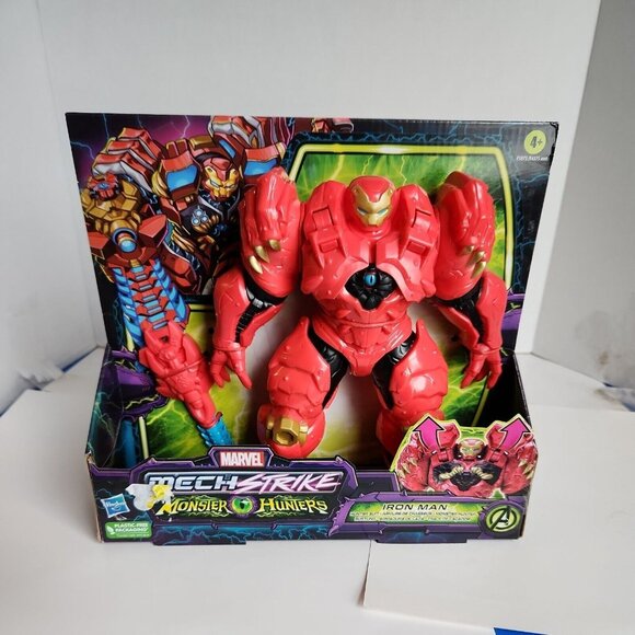 Marvel | Toys | Iron Man Marvel Mech Strike Monster Hunters Red Hunter ...